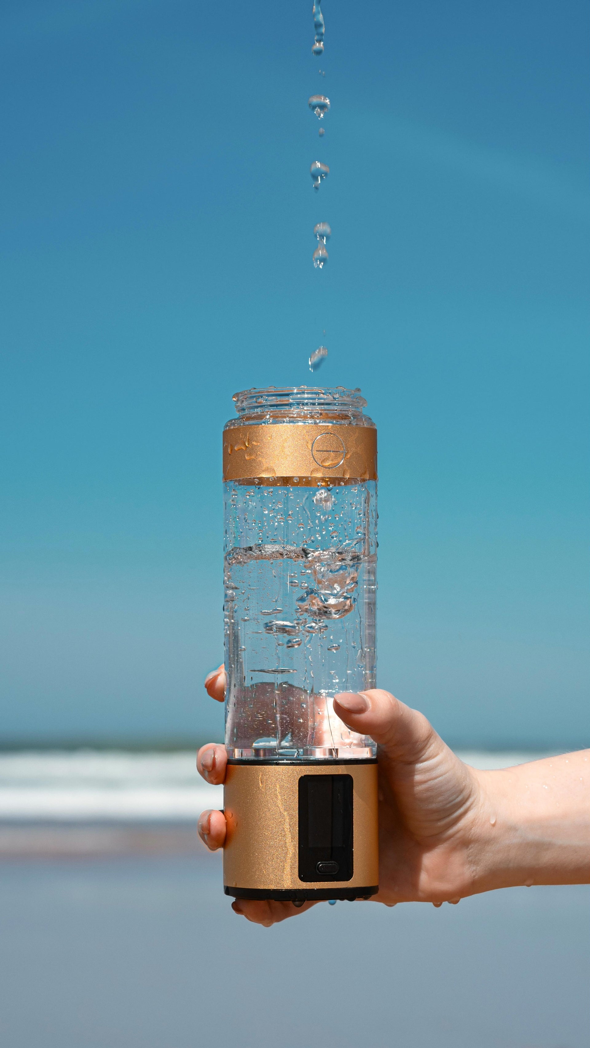 CELLPOWER HYDROGEN WATER BOTTLE DESERT GOLD – Lumivitae Hydrogen Water